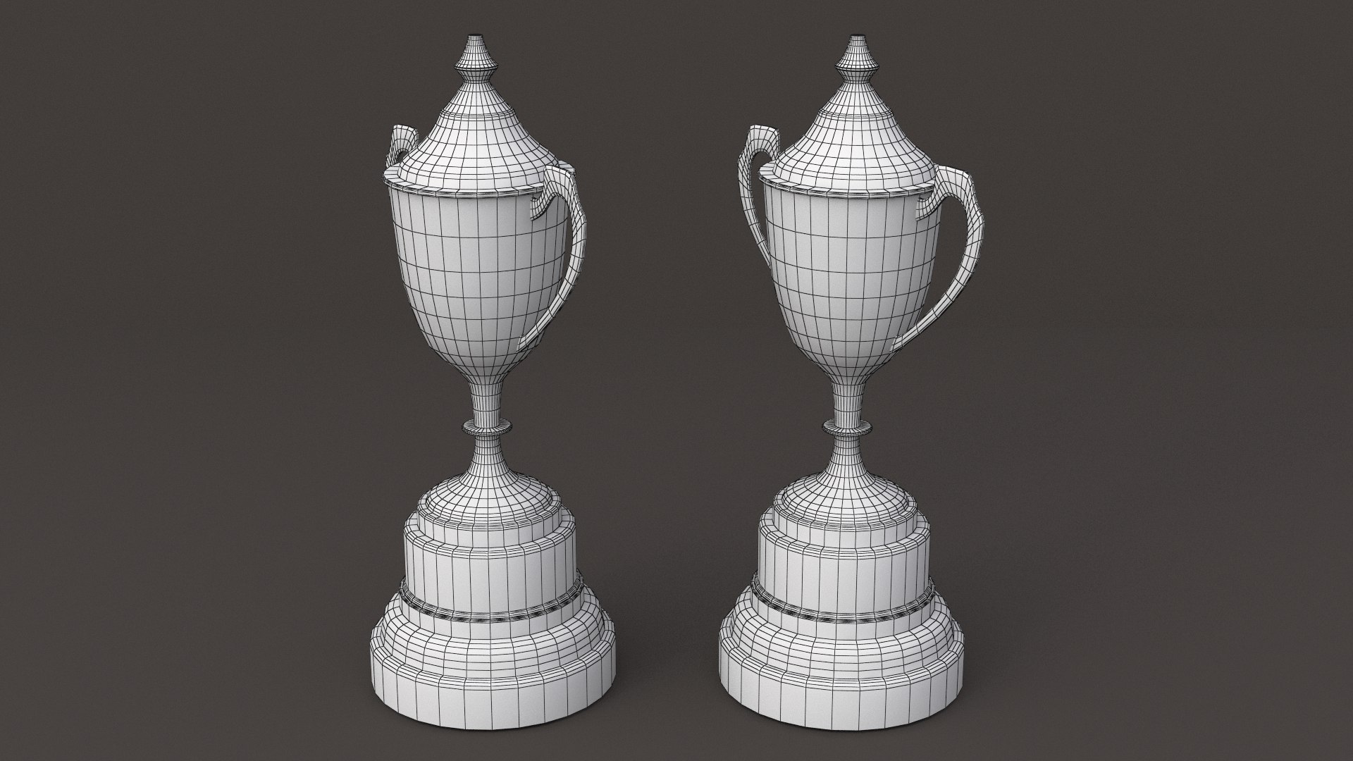 Alarm clock trophies old books model - TurboSquid 1645108