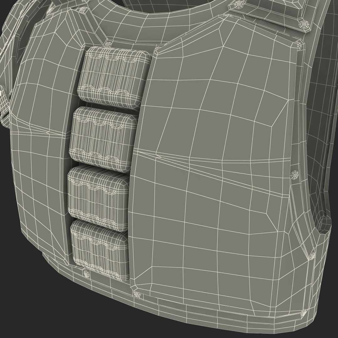 Futuristic Solider Armor 3d Model