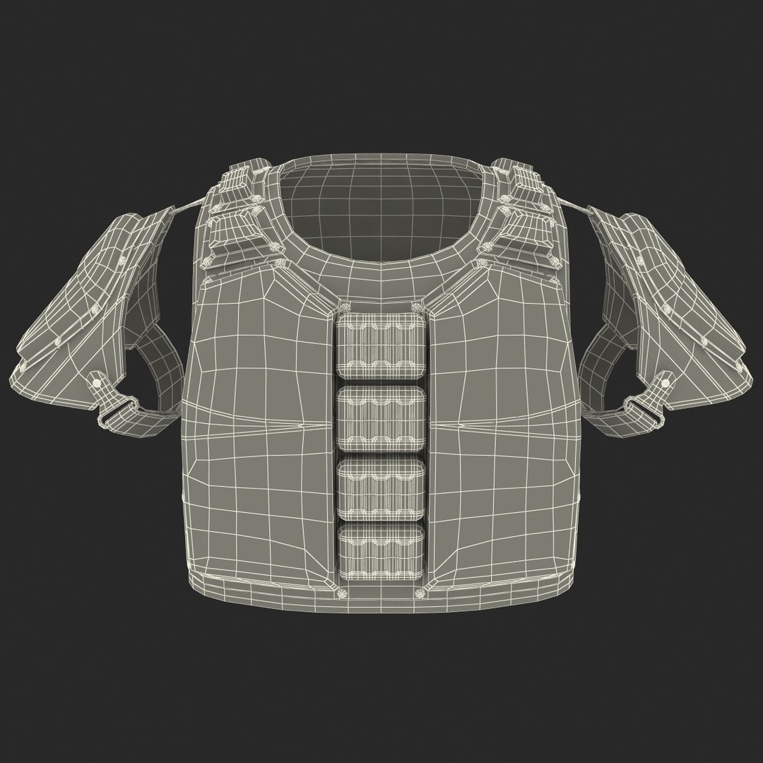 Futuristic Solider Armor 3d Model