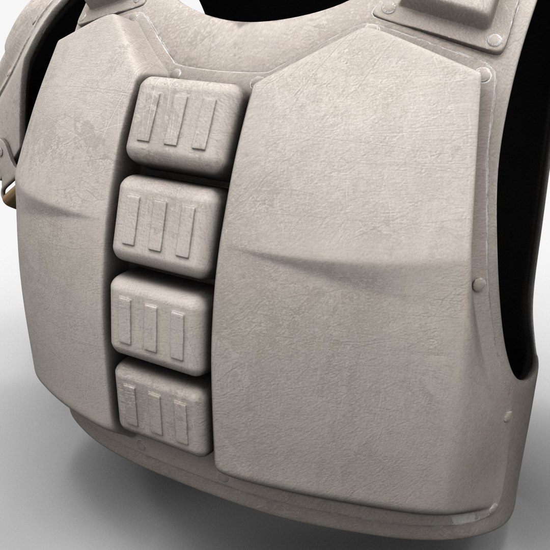 Futuristic Solider Armor 3d Model
