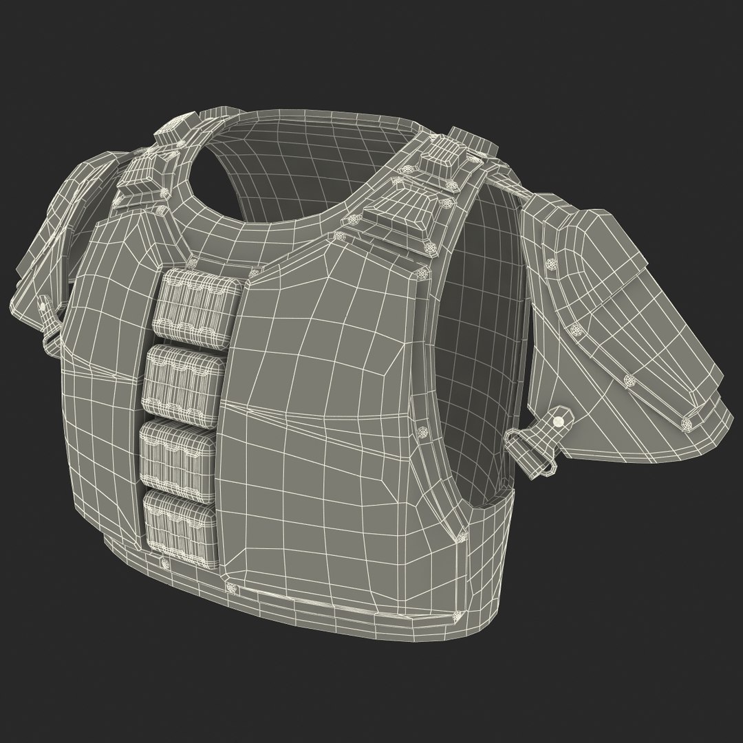 Futuristic Solider Armor 3d Model