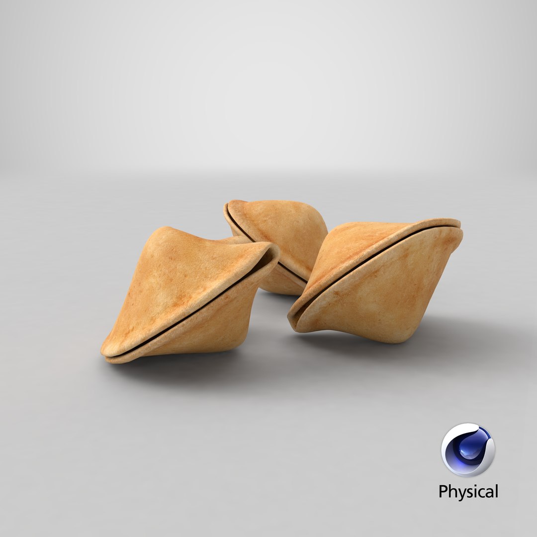 3D Fortune Cookies Model - TurboSquid 1529570