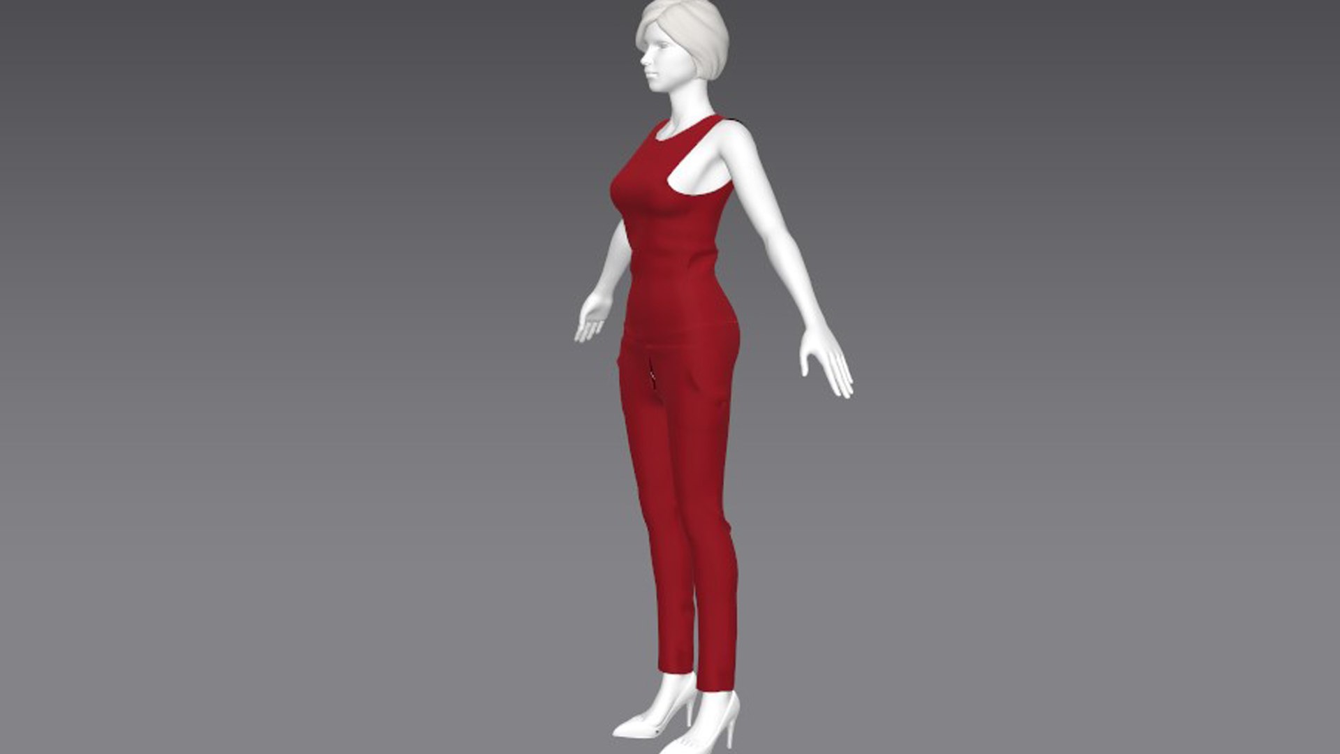 Clothing 1 A-pose 3D Model - TurboSquid 1704276