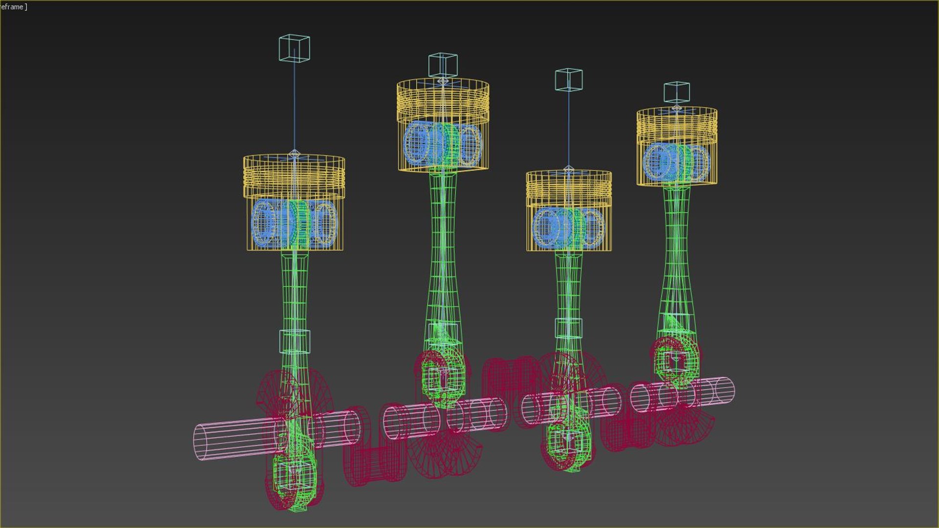 3D Engine Piston - TurboSquid 1203834