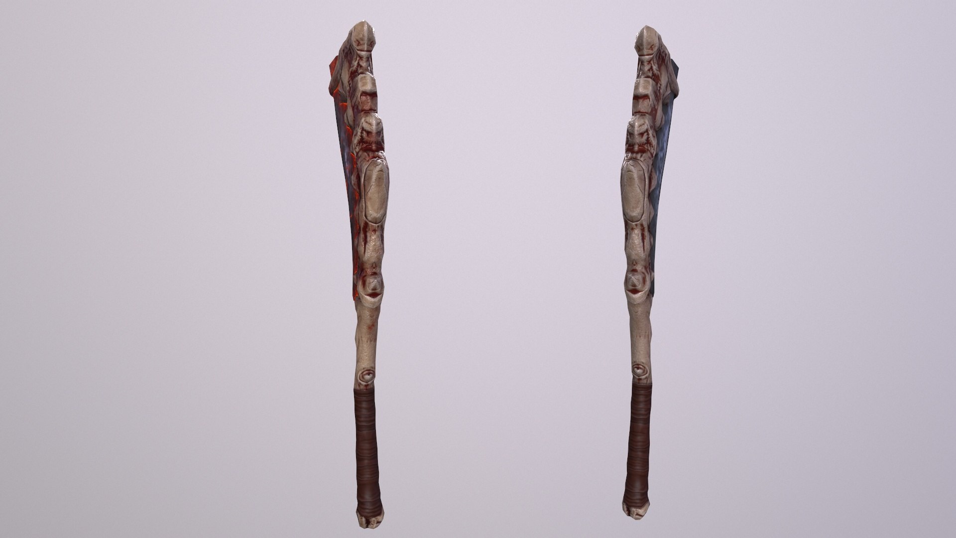 3D Fantasy Bone Axe - TurboSquid 1743296