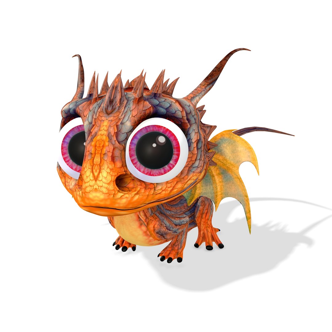 3D BABY DRAGON KID CHILD FIRE Model - TurboSquid 2209372