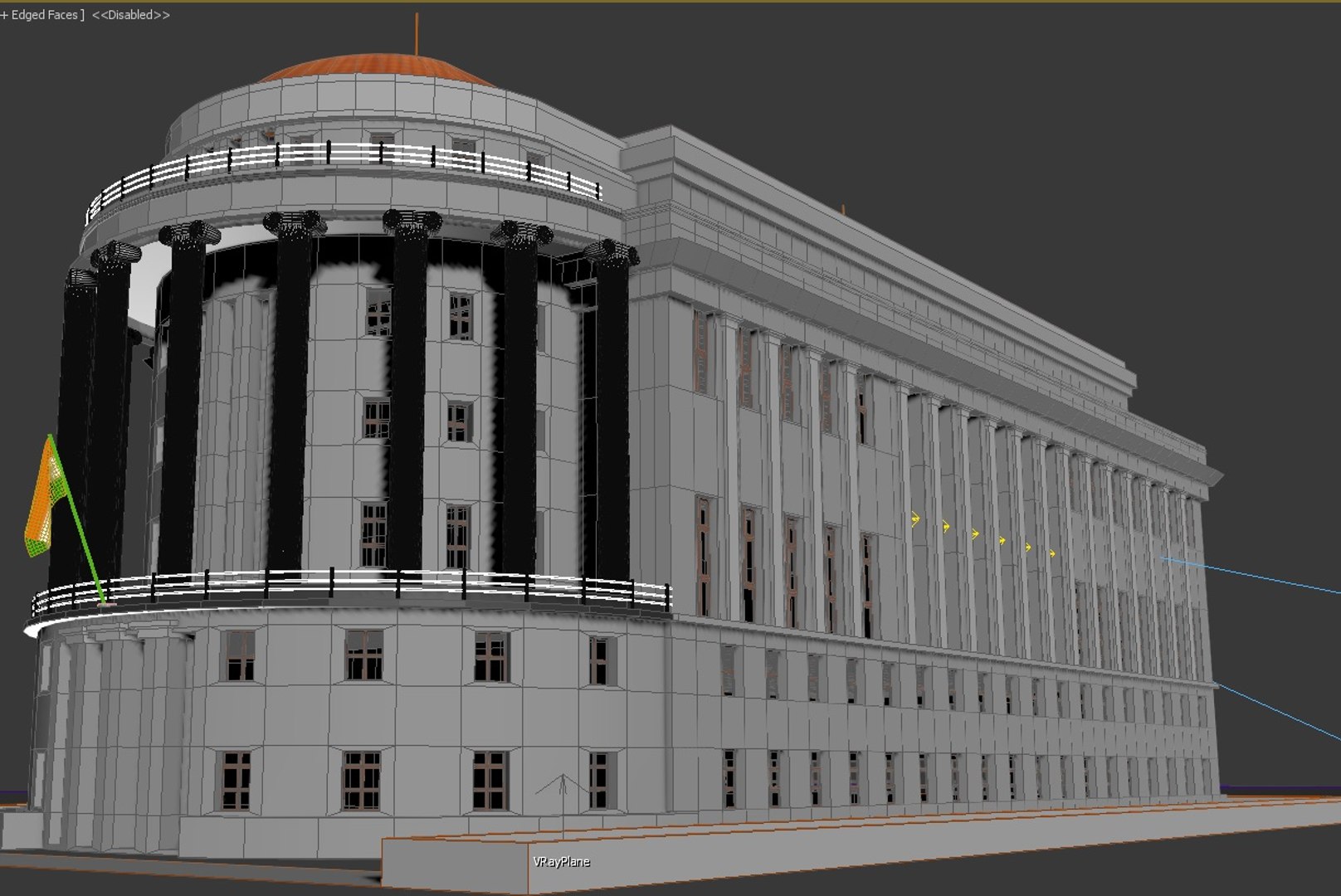 3D building federal commission - TurboSquid 1344942