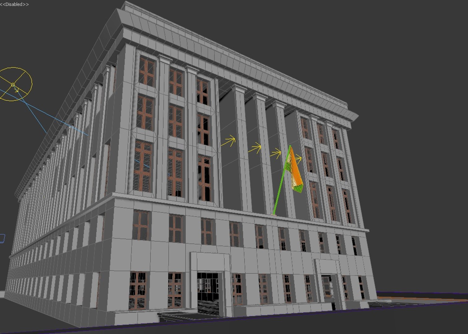 3D building federal commission - TurboSquid 1344942