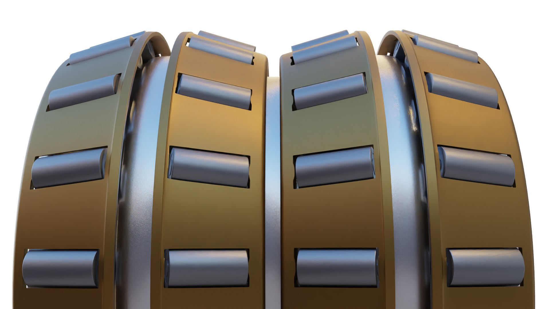 Four-row Tapered Bearing Model - TurboSquid 2131329