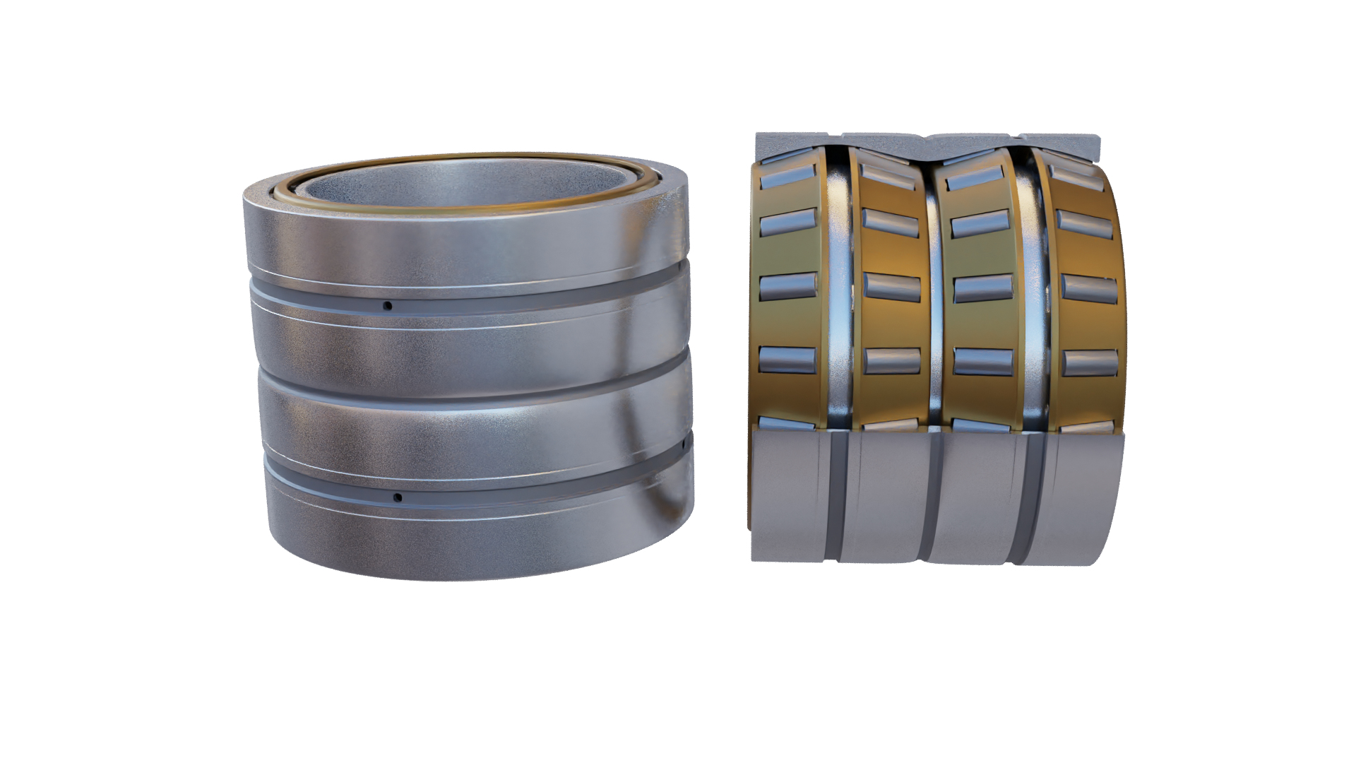 Four-row Tapered Bearing Model - TurboSquid 2131329