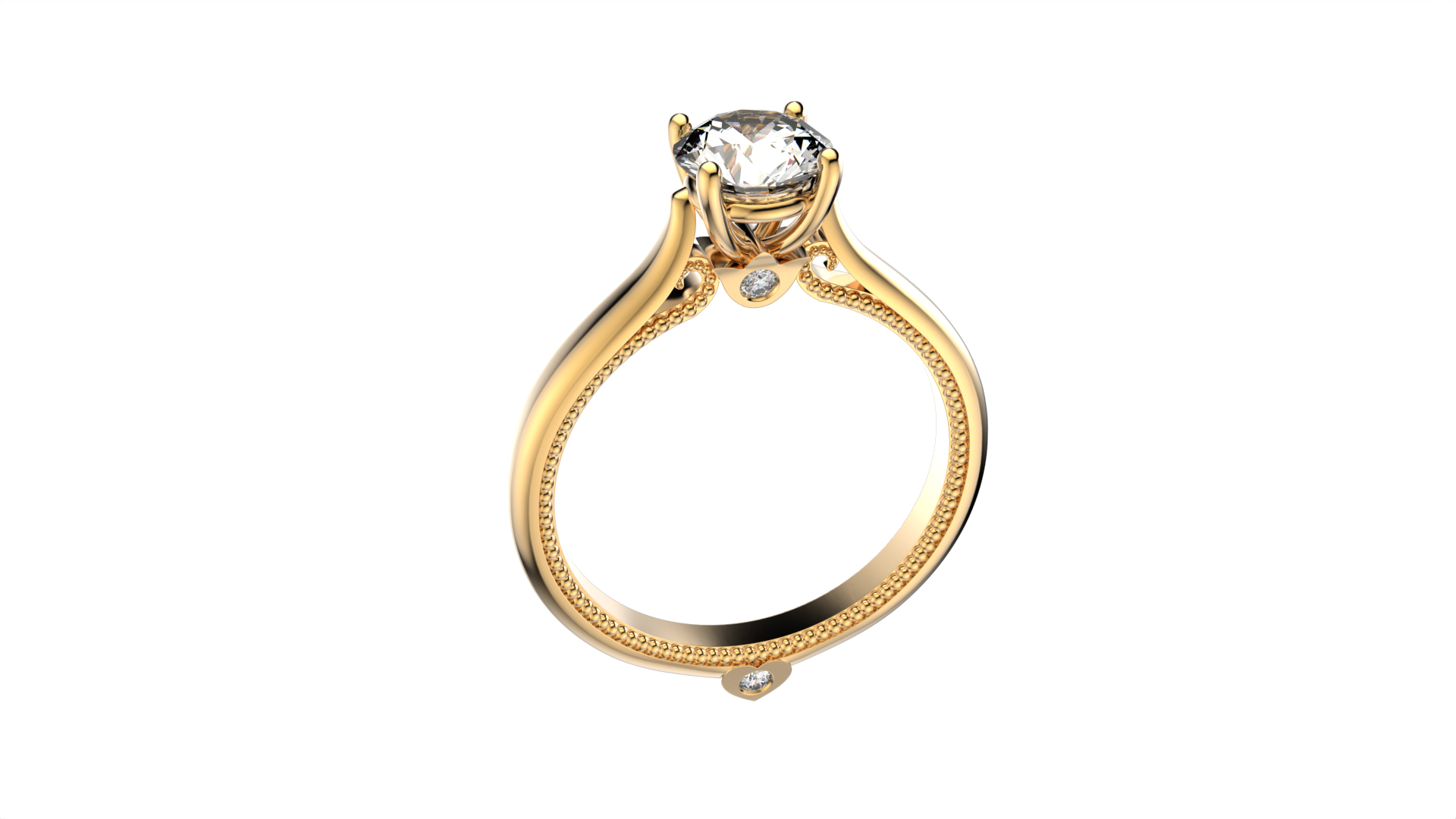 Engagement Heart Ring 16-20 Sizes R29 3D Print Model 3D Model ...