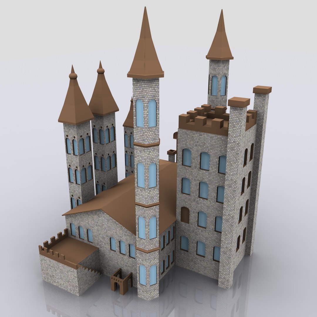 3d Model Of Castle