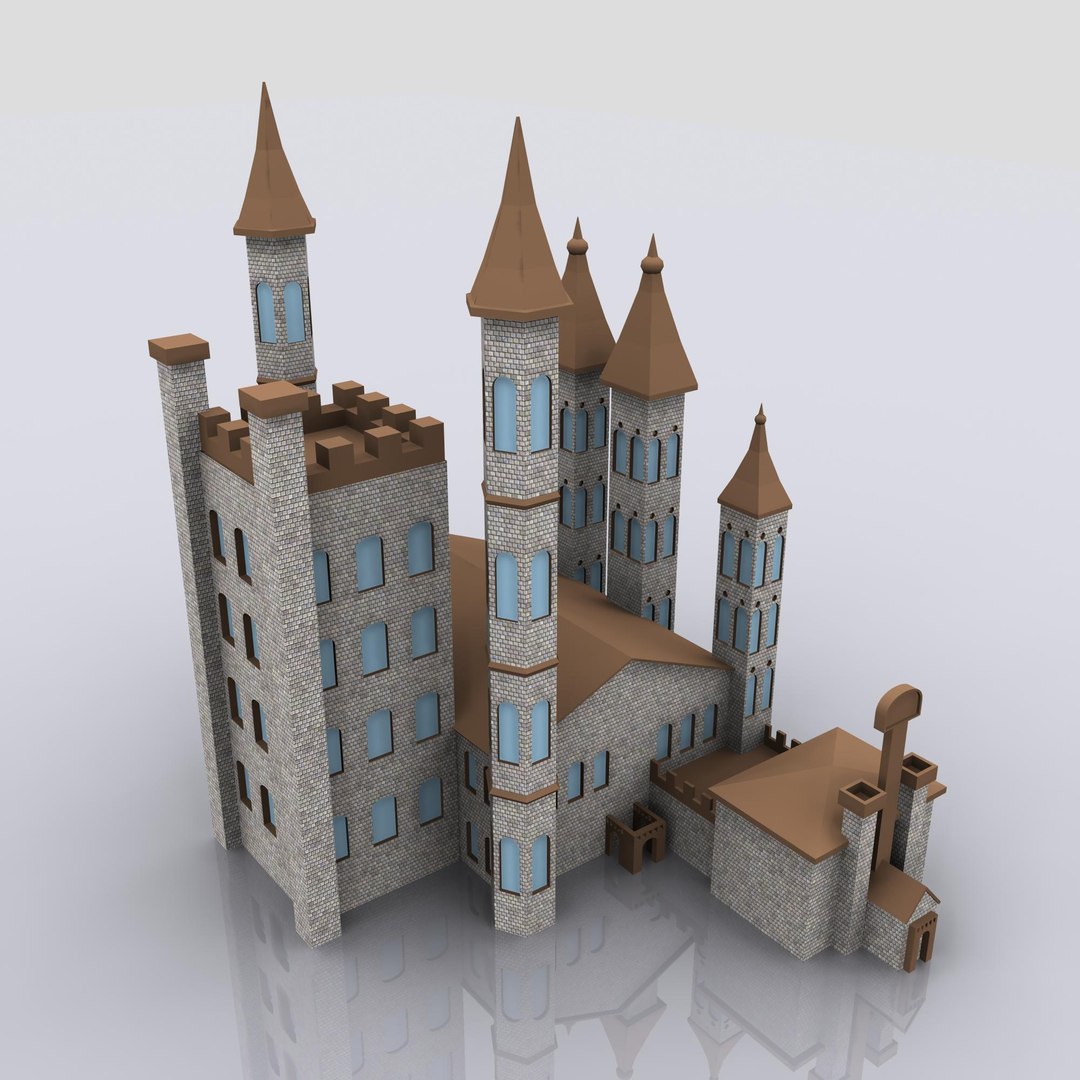 3d Model Of Castle