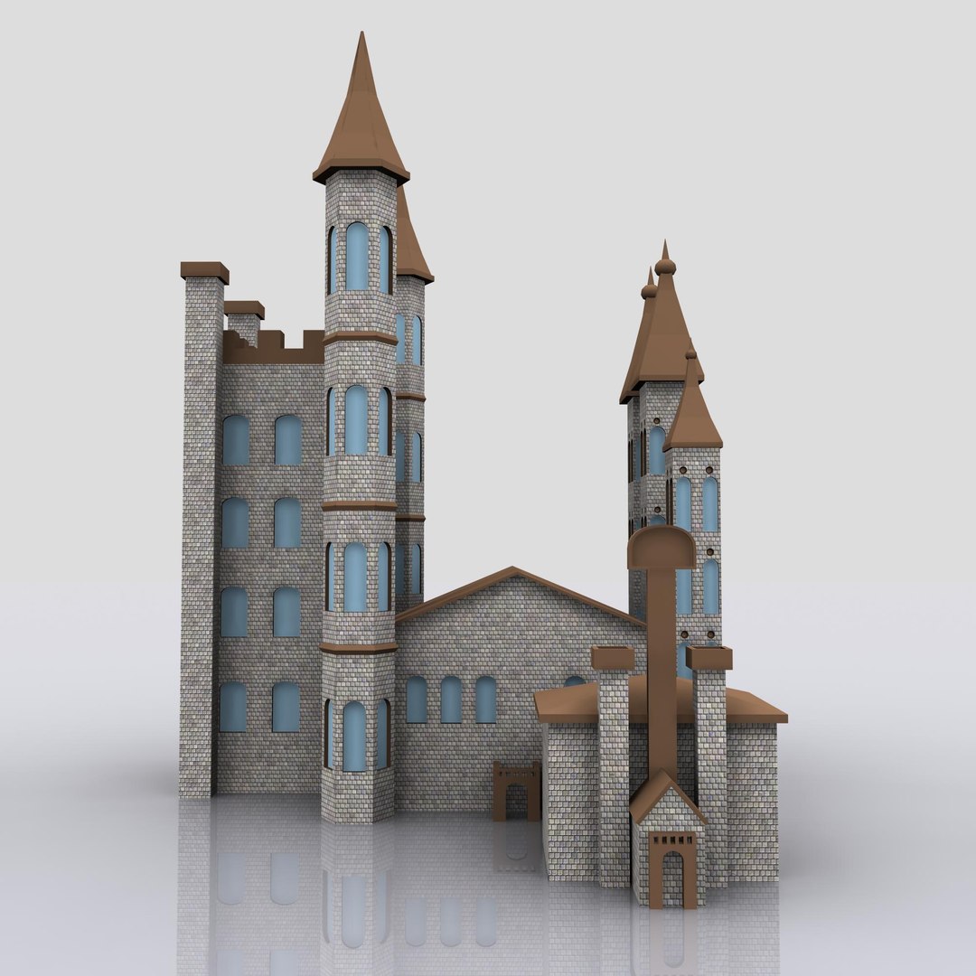 3d Model Of Castle