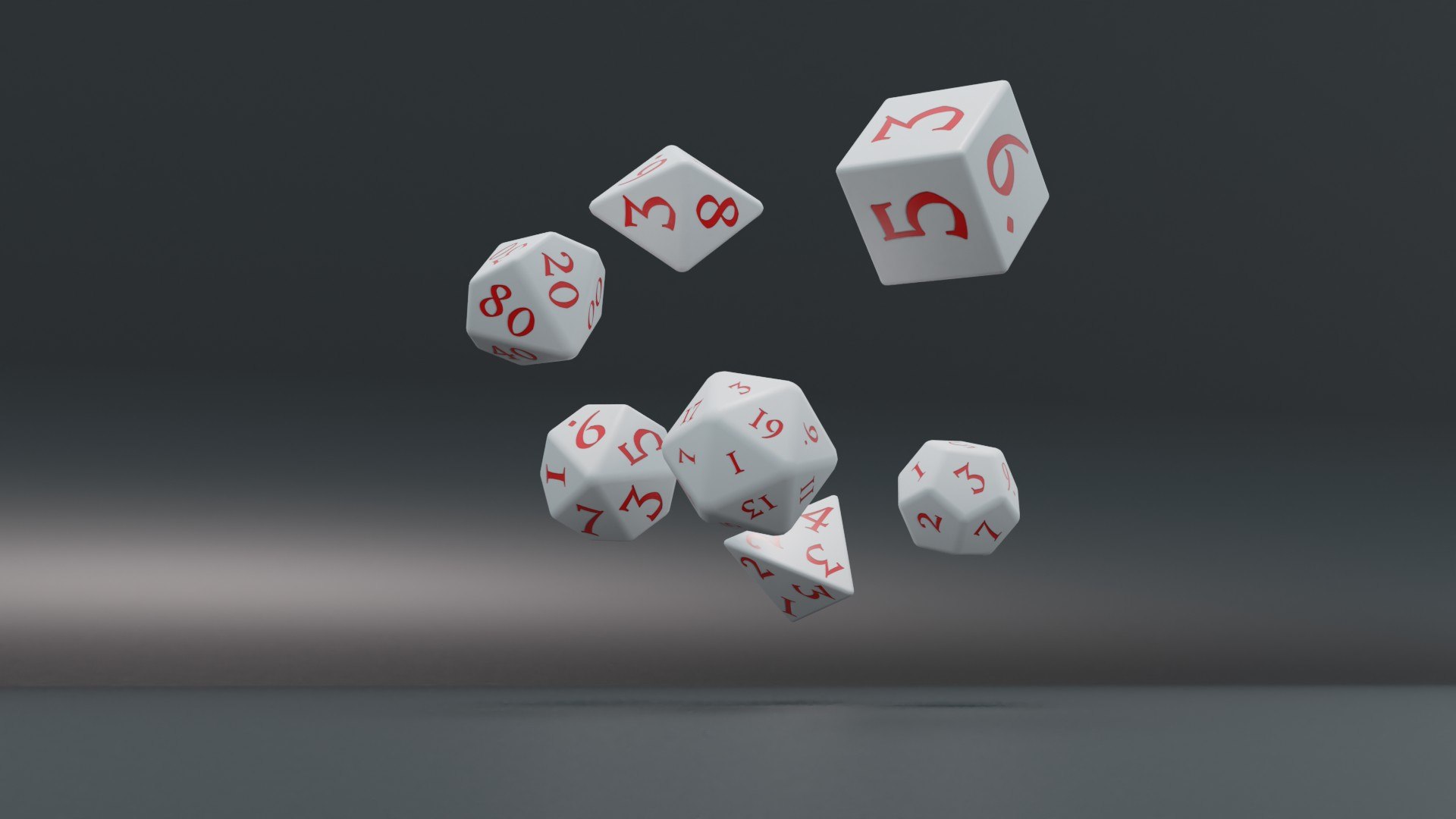3D RPG Dice Asset White Model - TurboSquid 1748710