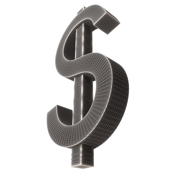 3D Dollar Symbol model - TurboSquid 2026567