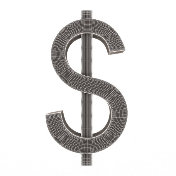 3D Dollar Symbol model - TurboSquid 2026567