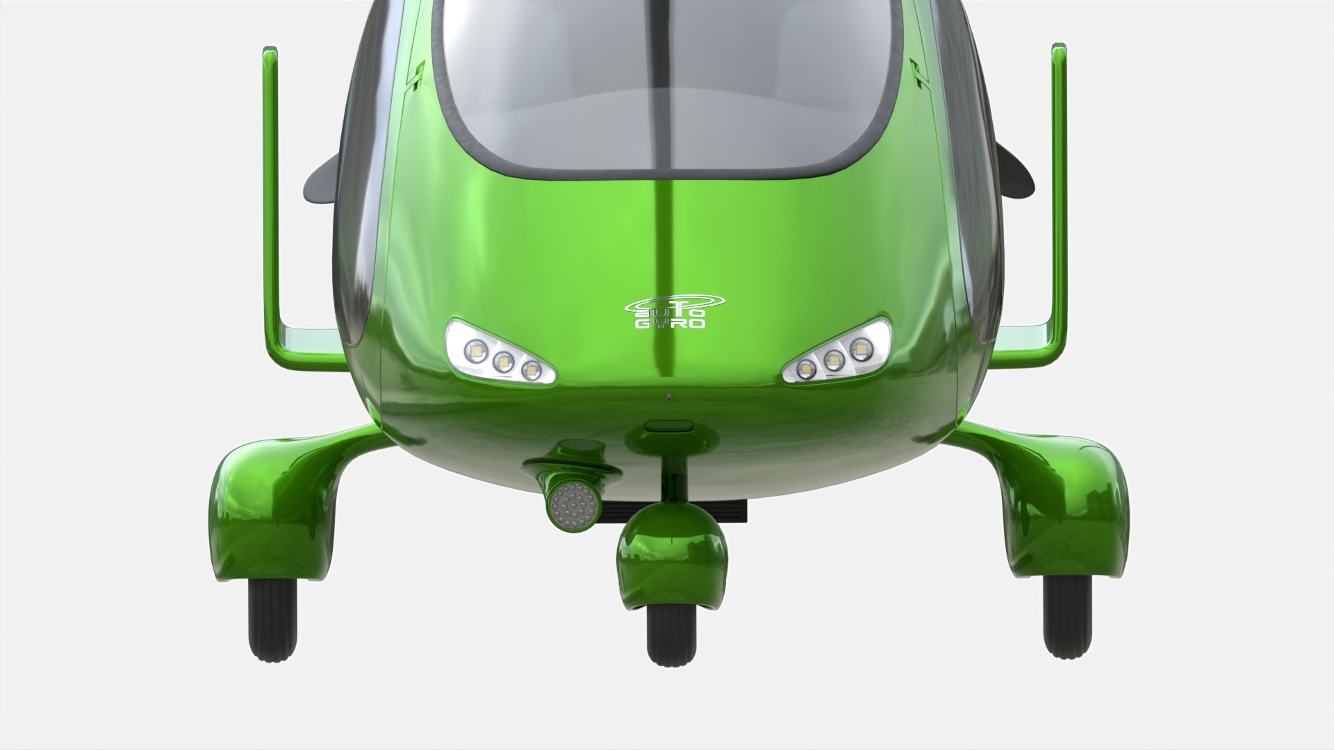Gyroplane Autogyro Cavalon Green 3D Model - TurboSquid 2111188