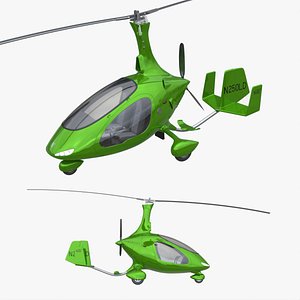 Autogyro 3D Models for Download | TurboSquid
