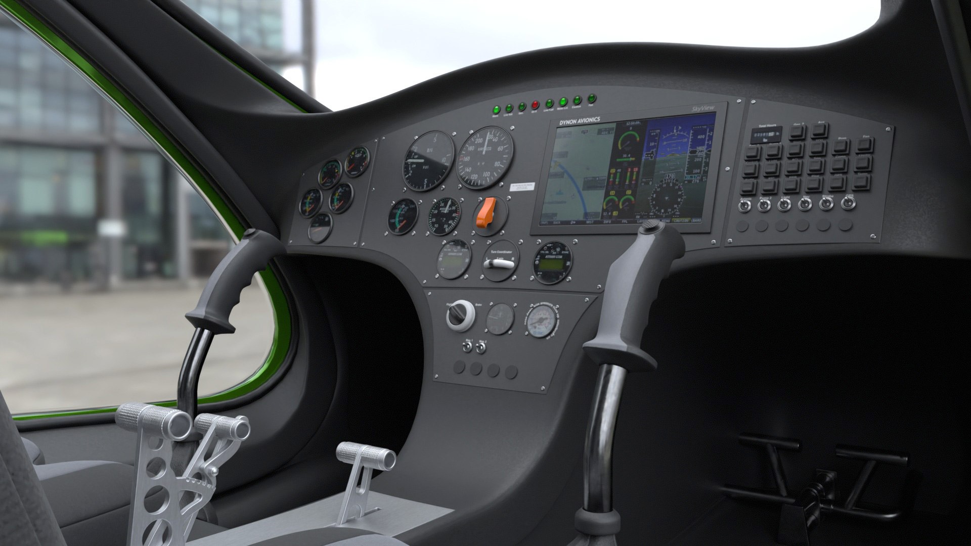 Gyroplane Autogyro Cavalon Green 3D Model - TurboSquid 2111188