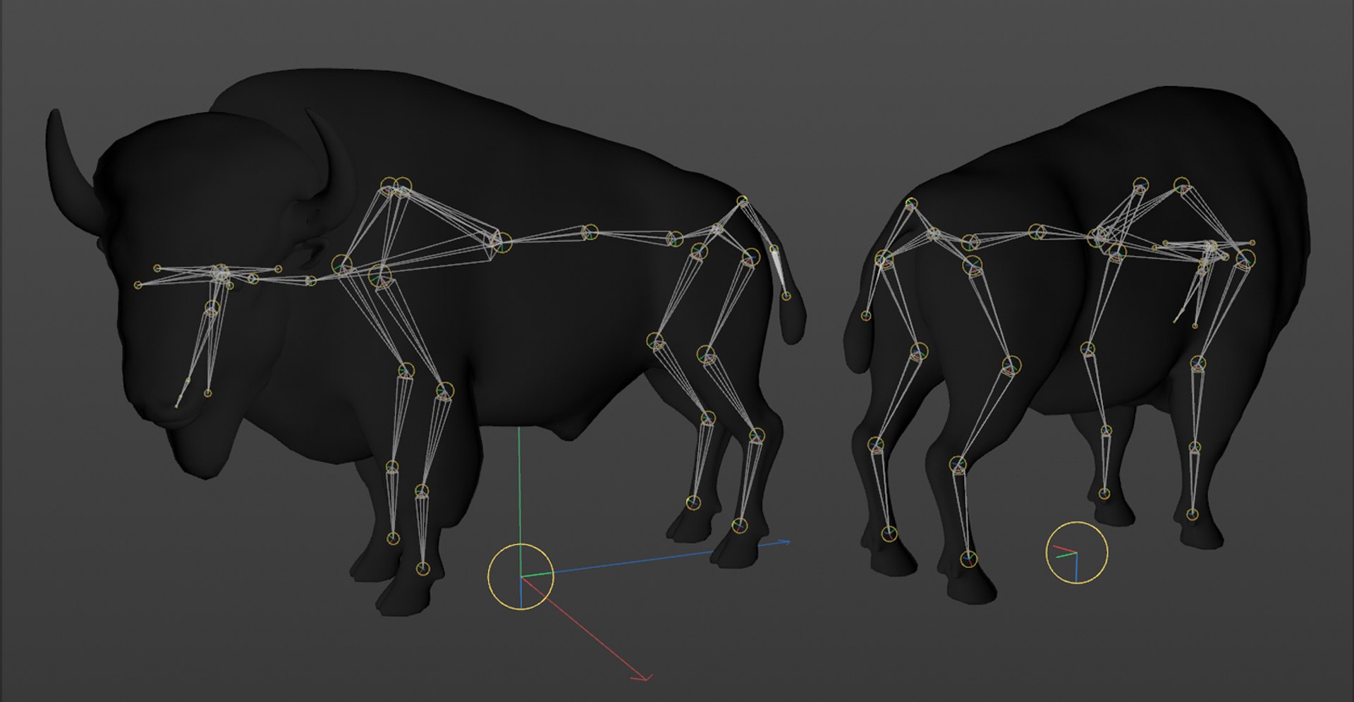 AMERICAN STEPPE BISON Low-poly 3D Model 3D Model - TurboSquid 1840713