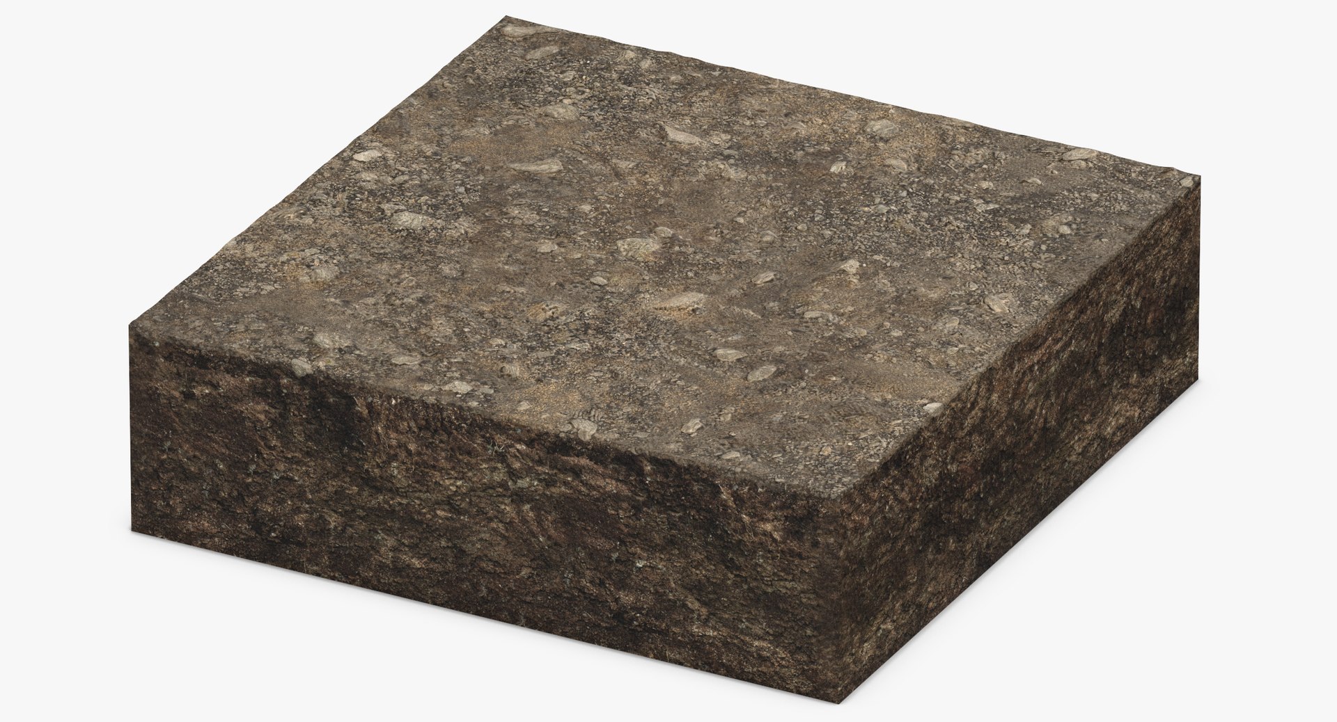 3D Dirt Cross Section 02 - TurboSquid 1320645