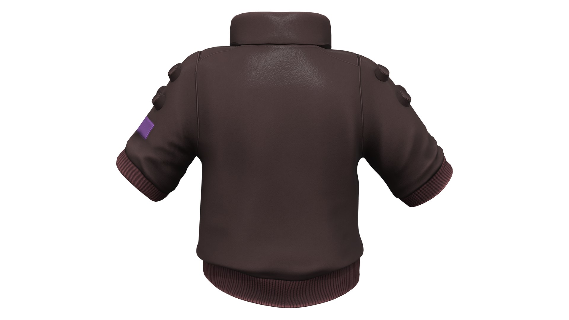 Men Standing Collar Neon Collar Cyberpunk Crop Jacket and Tshirt 3D ...