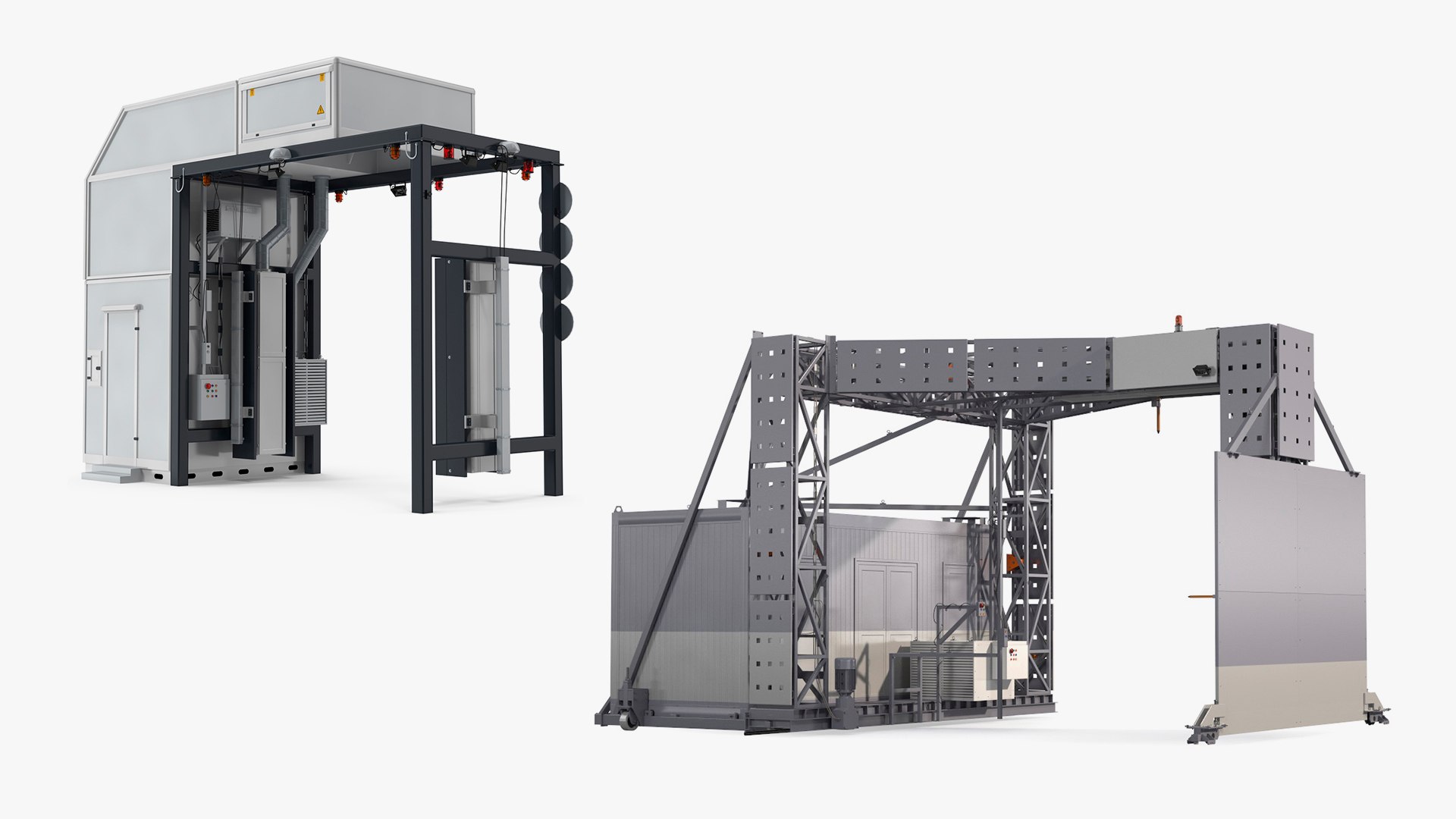 3D model XRay Freight Scanners Collection - TurboSquid 2079762