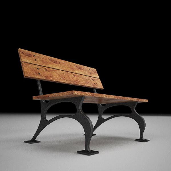 벤치 3D 모델 - TurboSquid 758034