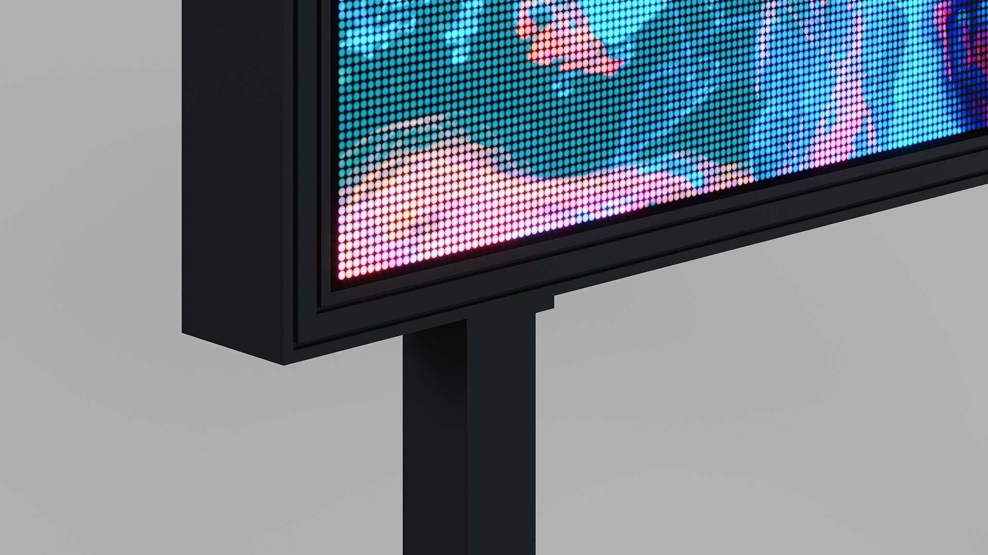 Big LED Screen 3D Model - TurboSquid 2325838