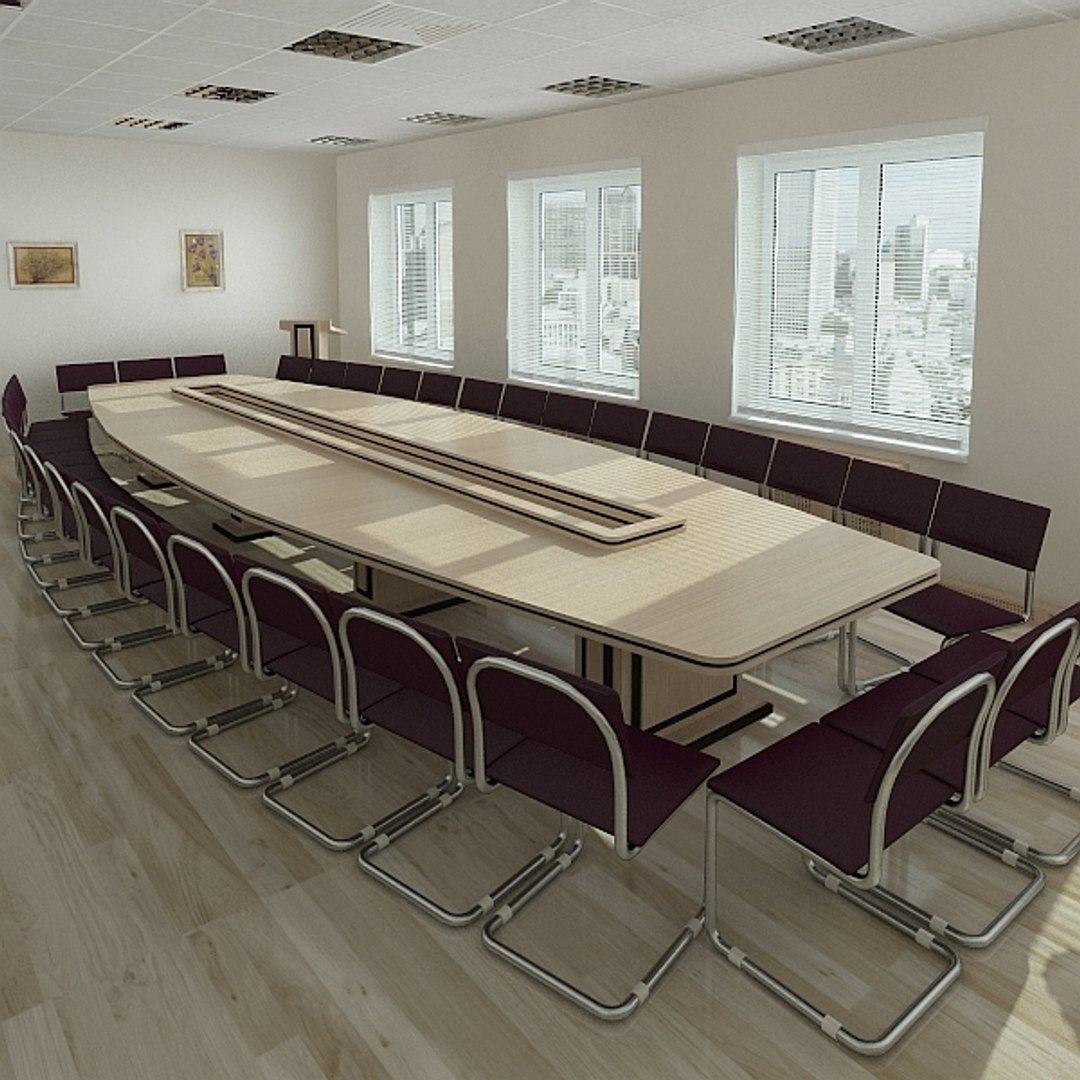 conference room 3d model