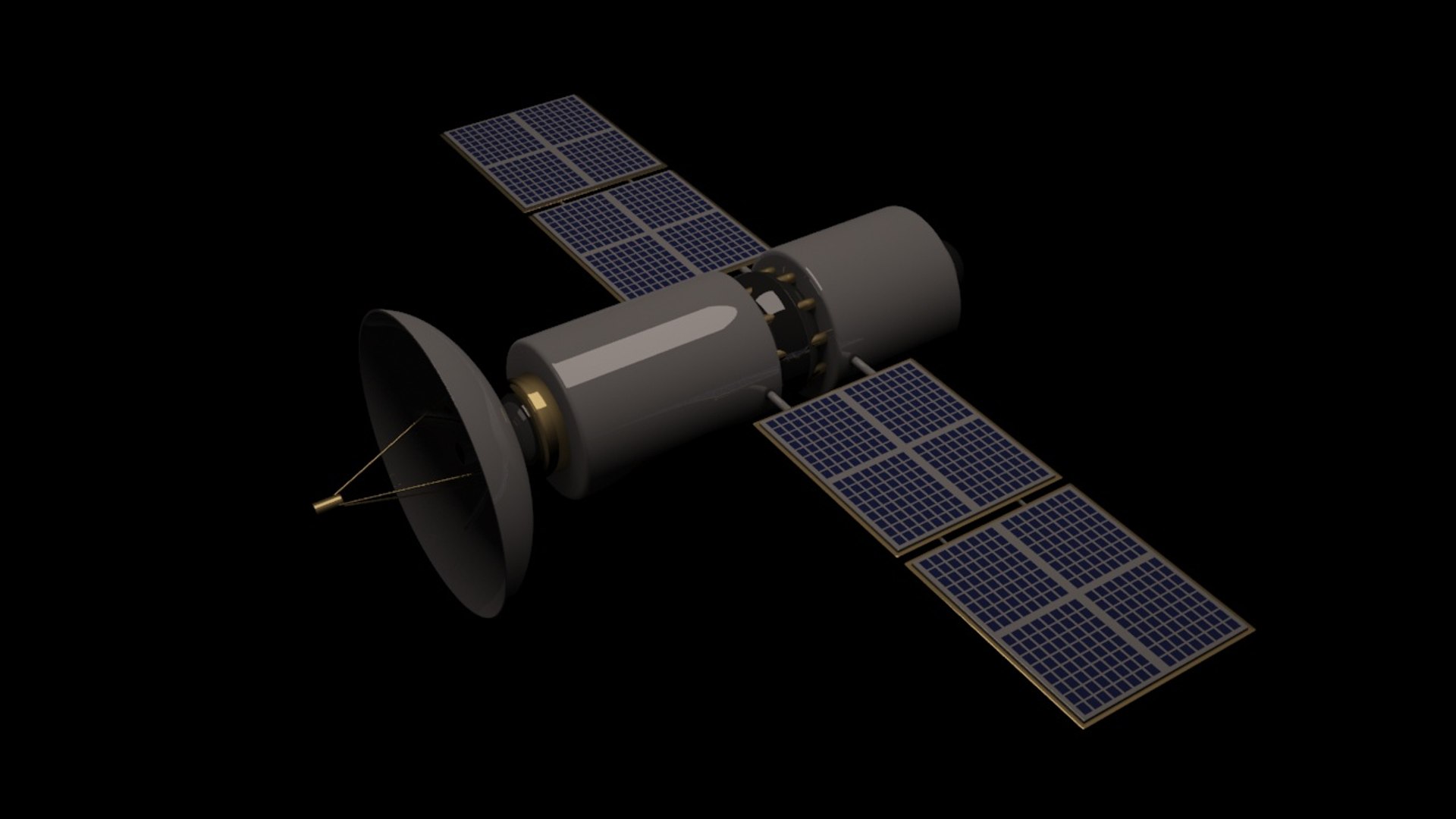 3d satelite model