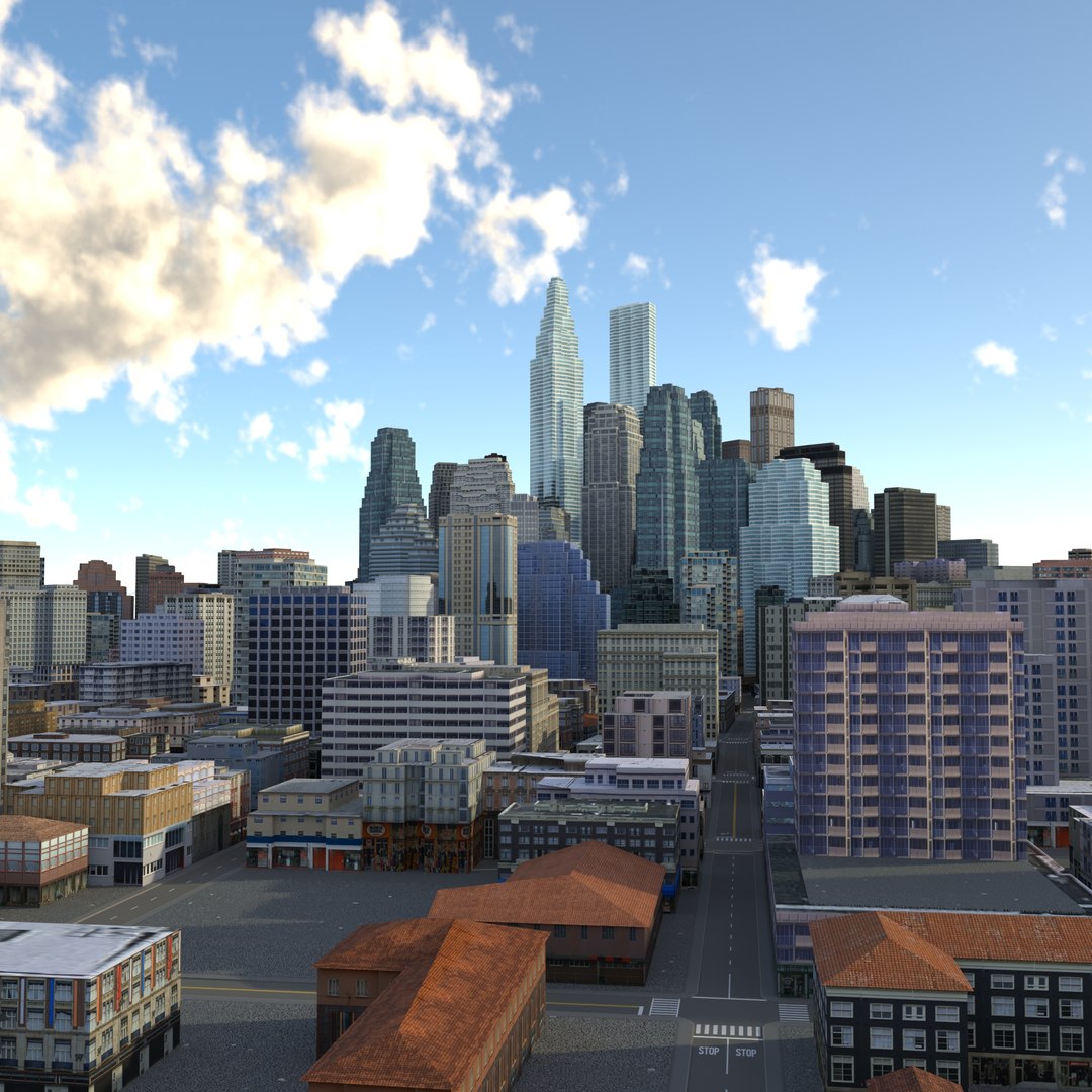 3D Model City 84 - TurboSquid 2141941