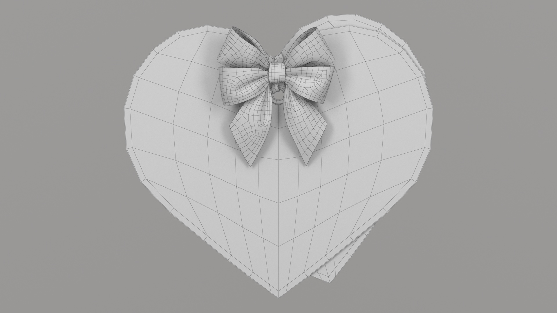 3D model Postcard with Bow 6v PBR - TurboSquid 2132918