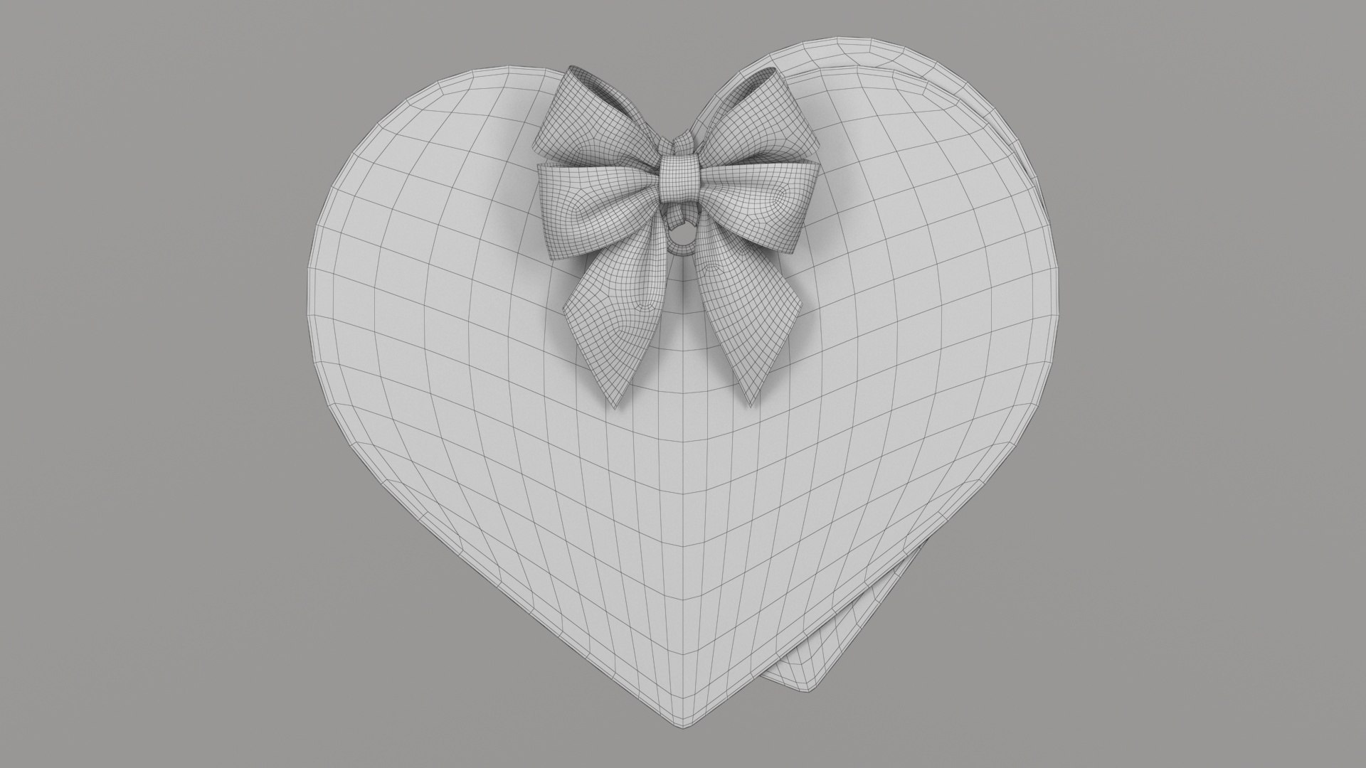 3D model Postcard with Bow 6v PBR - TurboSquid 2132918
