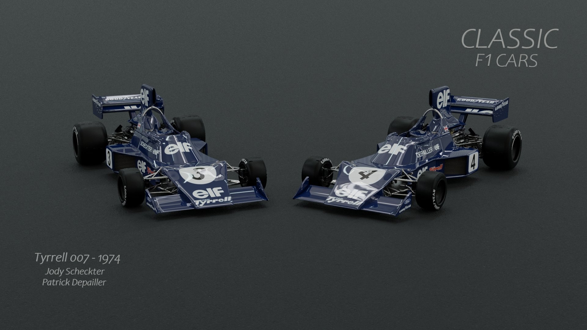 Tyrrell 007 1974 3D - TurboSquid 1649264