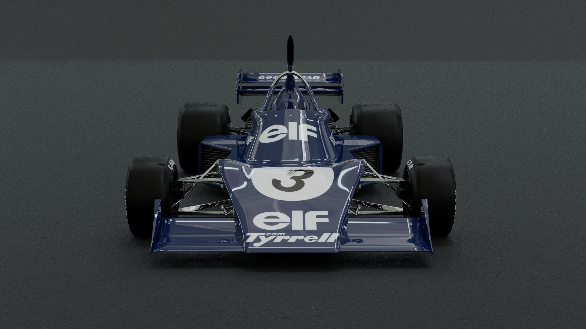 Tyrrell 007 1974 3D - TurboSquid 1649264