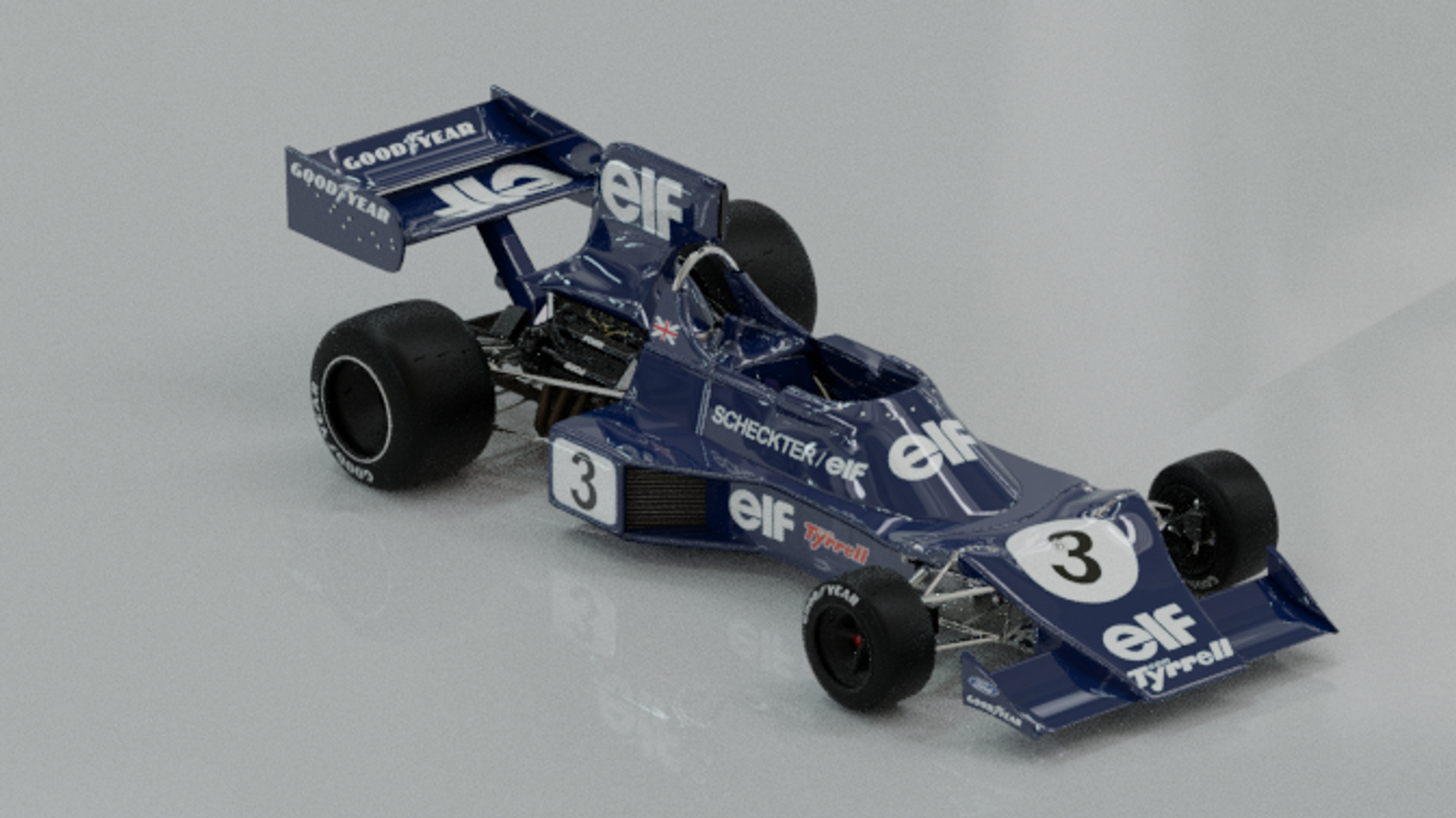 Tyrrell 007 1974 3D - TurboSquid 1649264
