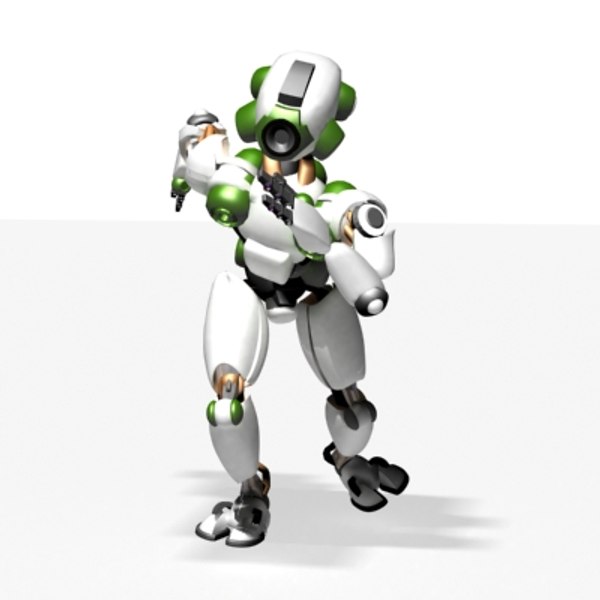 robot 3d 3ds