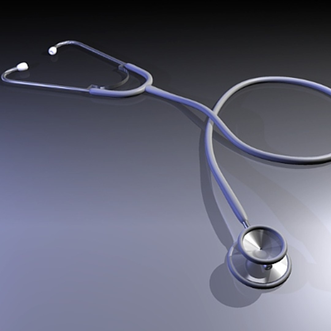 doctor stethoscope 3d model