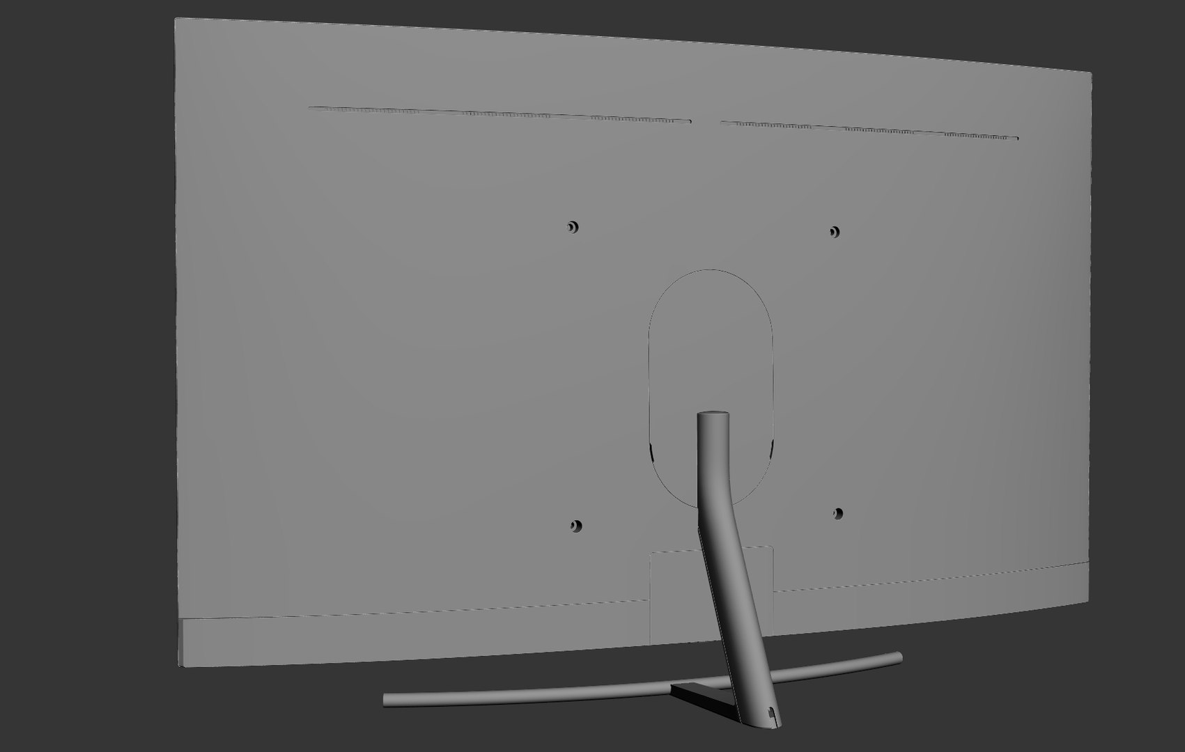 3D model samsung q8c curved qled - TurboSquid 1150090