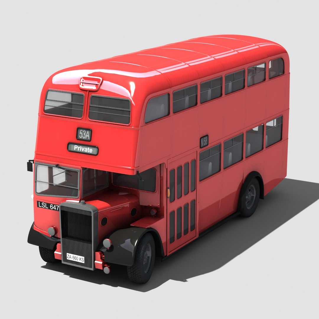 London Harrods Bus 3D Model - TurboSquid 1369789