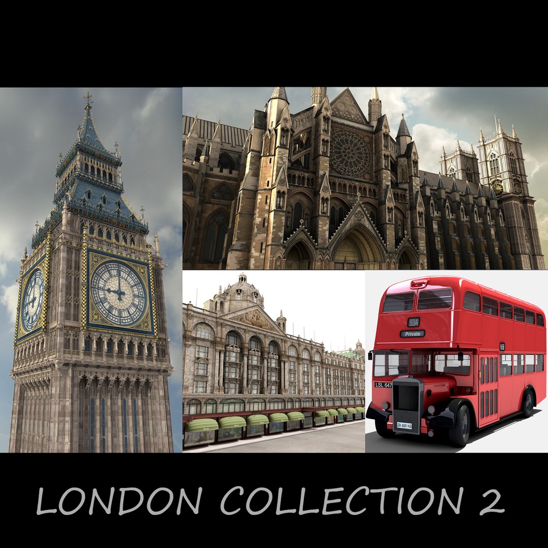 London Harrods Bus 3D Model - TurboSquid 1369789