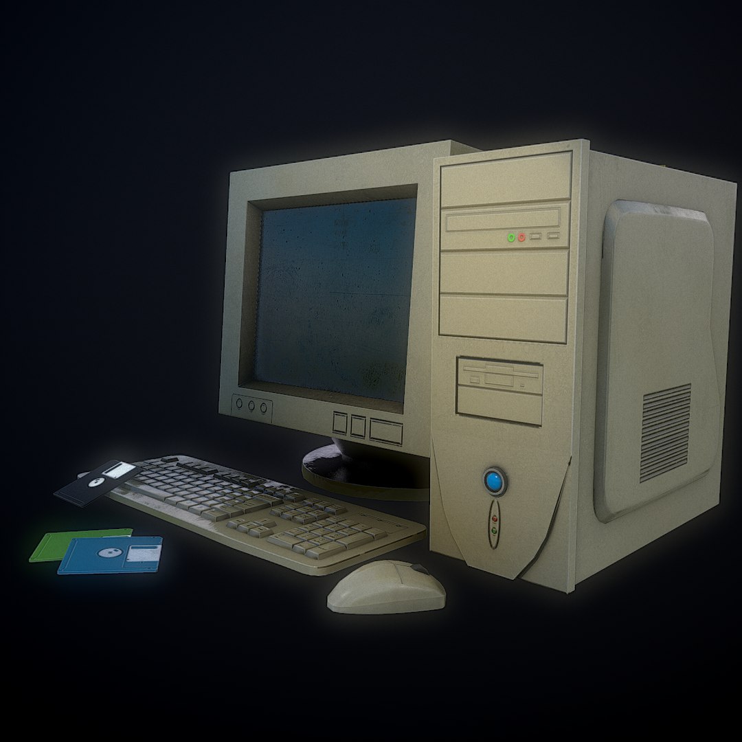 Old Computer 3D - TurboSquid 1433884