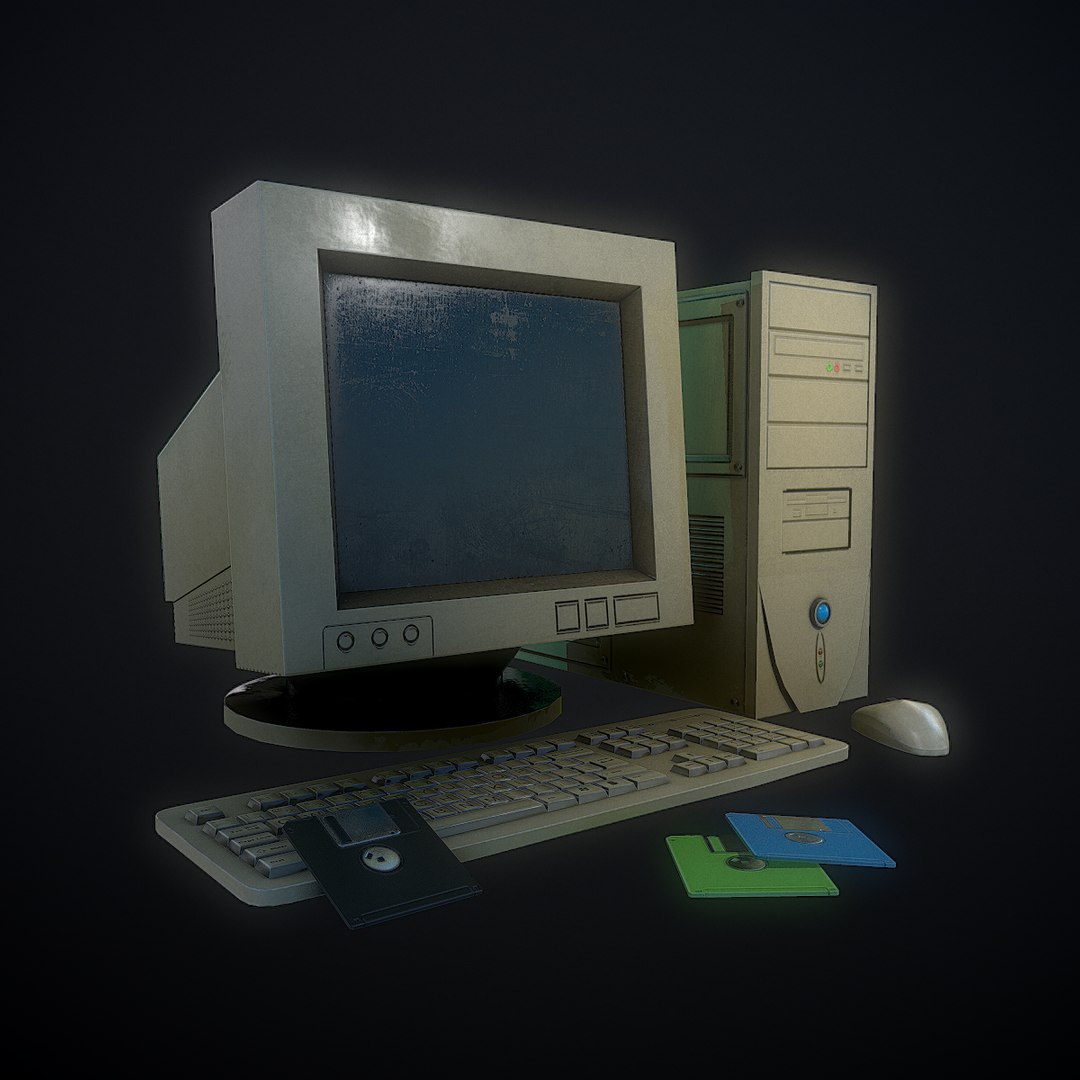 Old Computer 3D - TurboSquid 1433884