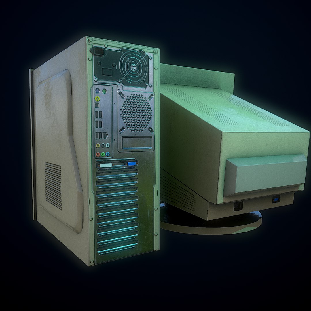 Old Computer 3D - TurboSquid 1433884