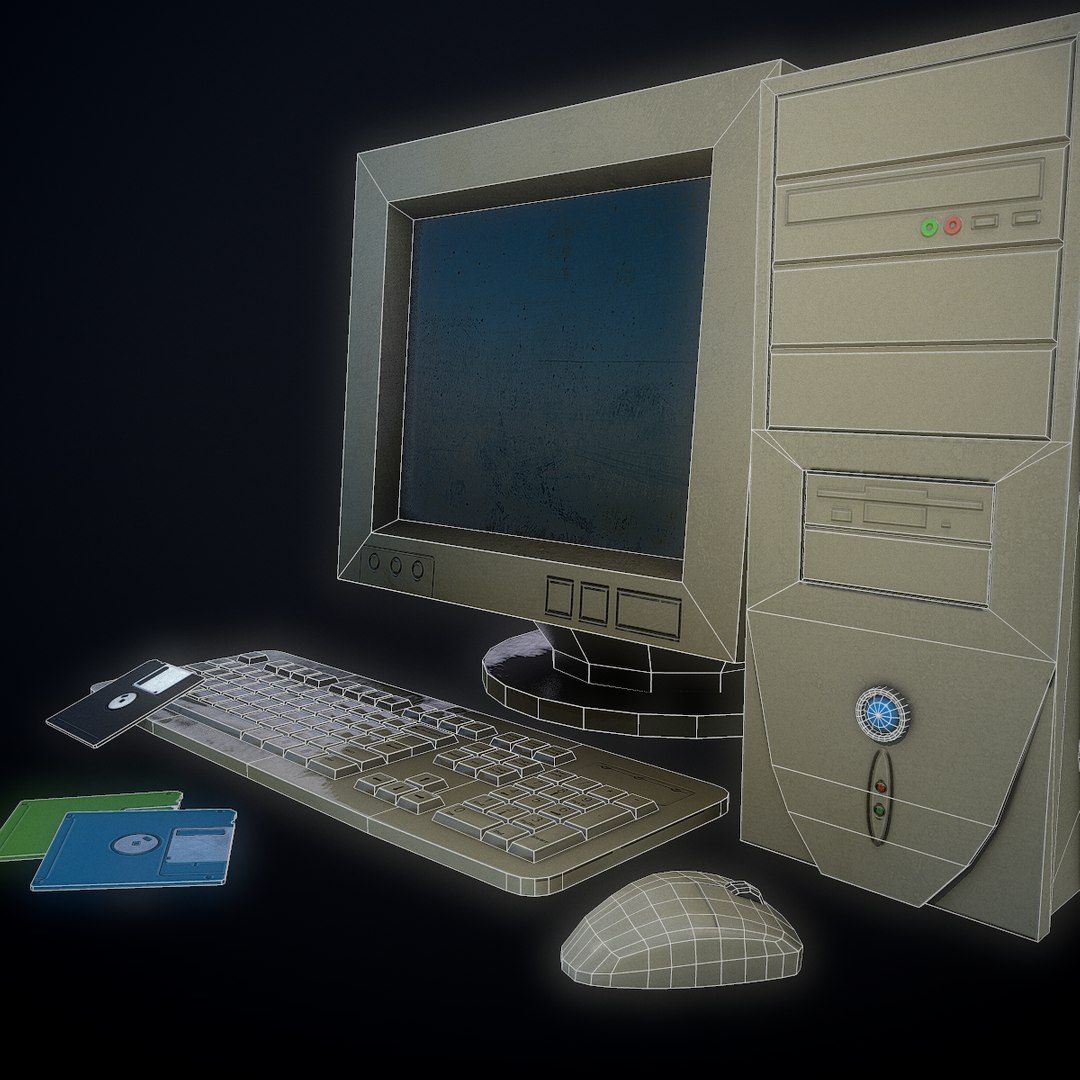 Old Computer 3D - TurboSquid 1433884