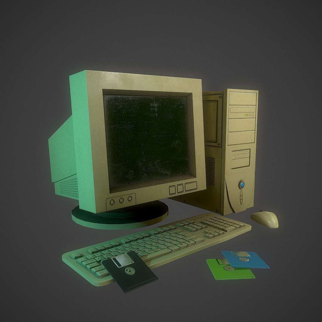Old Computer 3D - TurboSquid 1433884