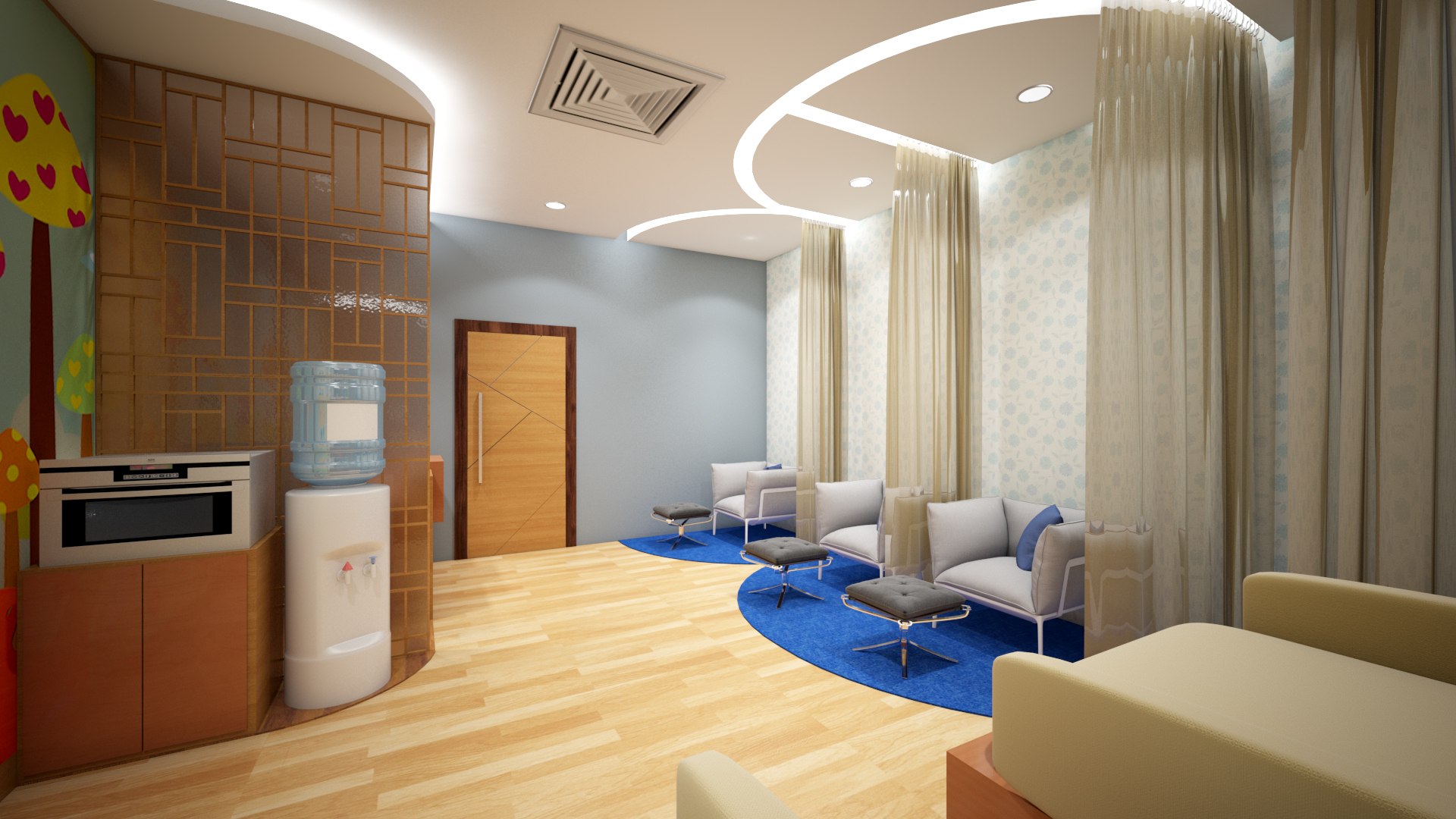 3D Baby Feeding Room Stall Design - TurboSquid 1233085