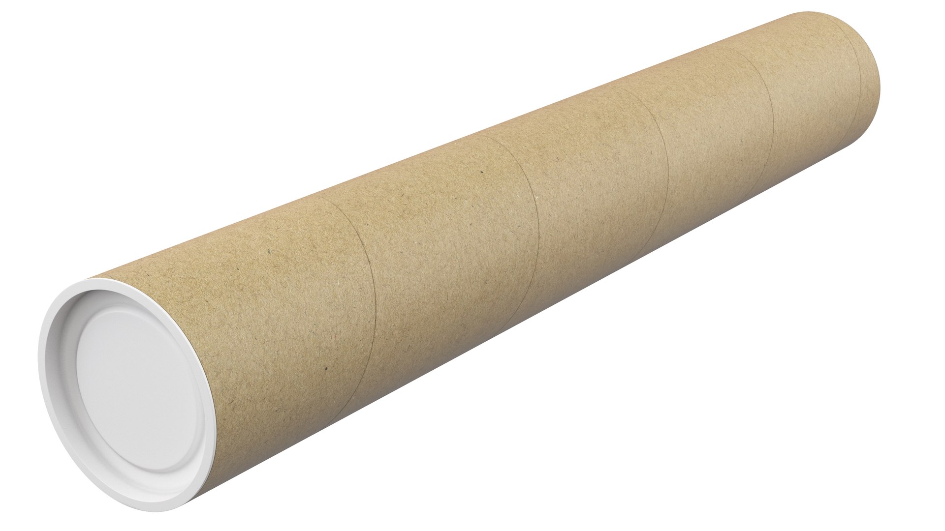 Cardboard Tube 3D Model - TurboSquid 2042048
